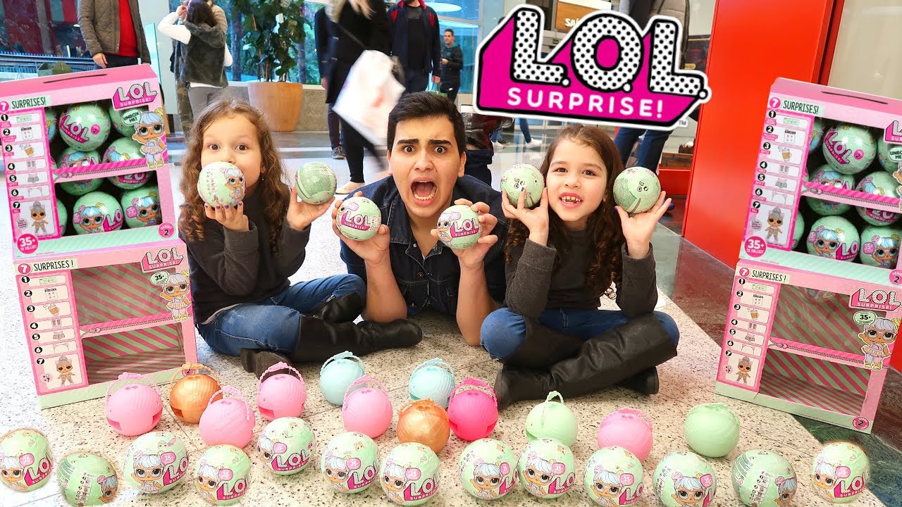CAÇA BONECAS LOL SURPRESA E ABRINDO LOL NO SHOPPING - YouTube