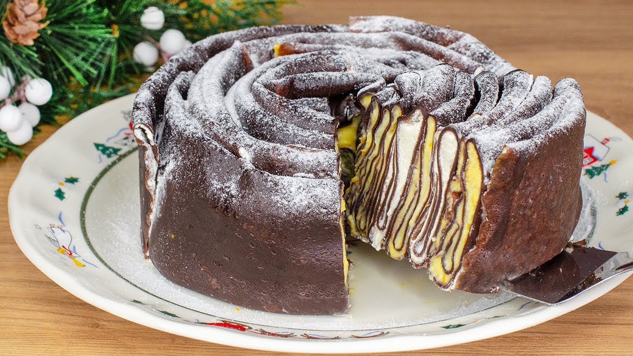 The most amazing delicate cake for Christmas and New Year! Cake recipe ...