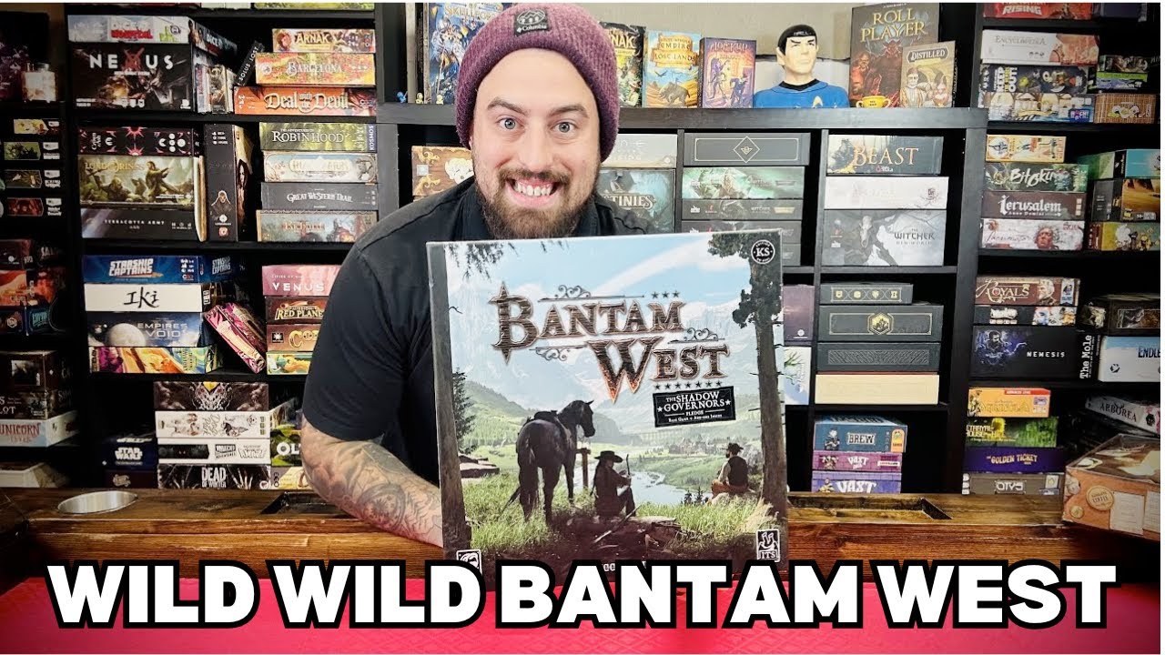 Bantam West Board Game Unboxing Overview - Kickstarter - Bantam Planet - YouTube