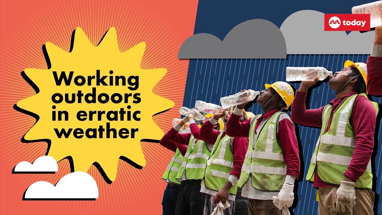 Working outdoors in erratic weather - YouTube