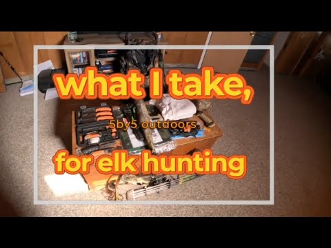 2023 Elk hunting pack Dump. - YouTube
