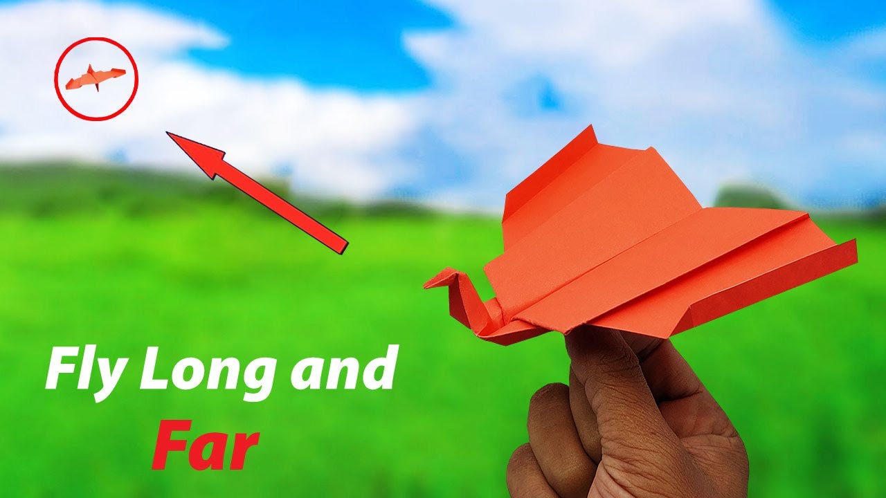 How To Make an Flying Swan Paper Airplane - YouTube