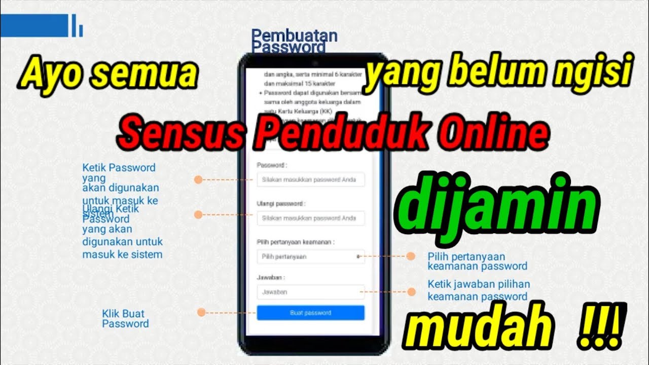 Tutorial Sensus Penduduk Online - YouTube