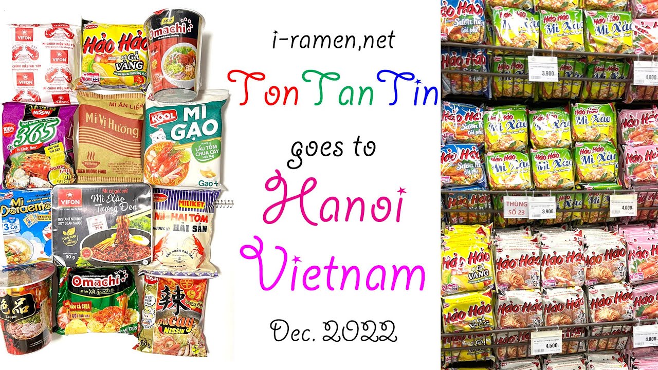 TonTanTin goes to Vietnam to buy instant noodles - YouTube