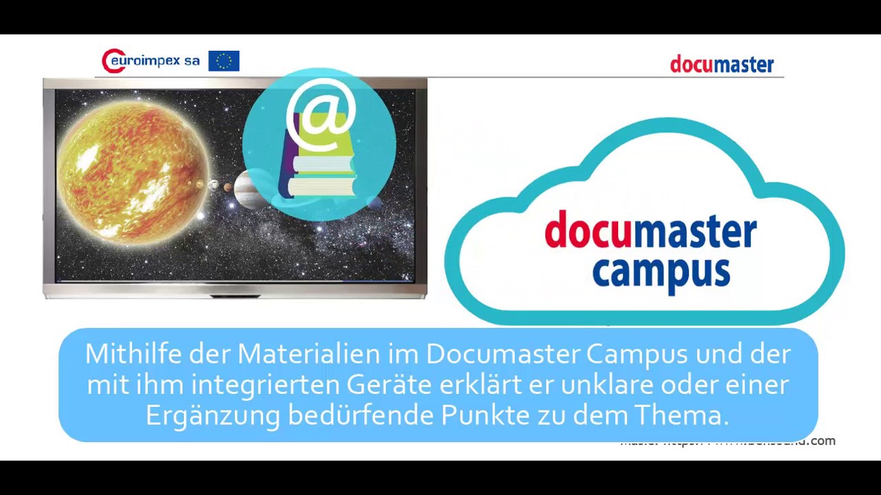 Moderne Lehrmethoden mit Documaster Campus - Lektion über die Sonne - YouTube