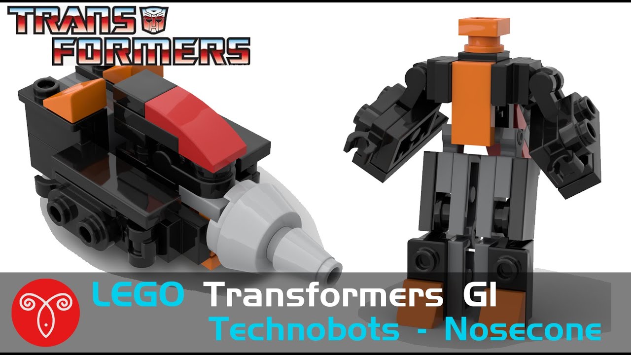 Lego Transformers MOC G1 Computron/Technobots Nosecone Mini Cybertron ...