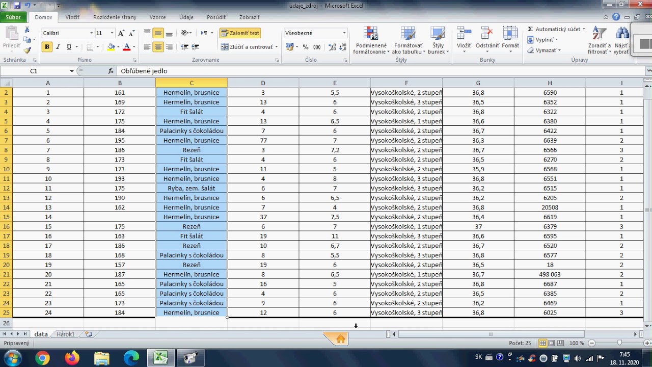 Štatistika v MS Excel 2 - YouTube