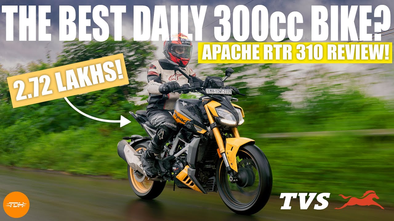 TVS Apache RTR310: The best daily 300cc sportsbike? | UpShift - YouTube