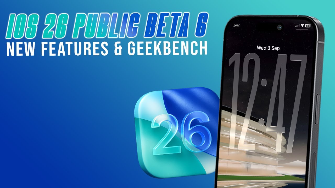 iOS 26 Public Beta 6 is OUT with NEW FEATURES - YouTube