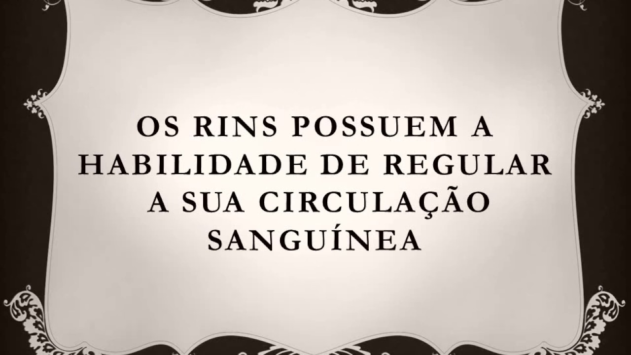 VídeoArte Reflexo Miogênico- Hemodinâmica Renal - YouTube