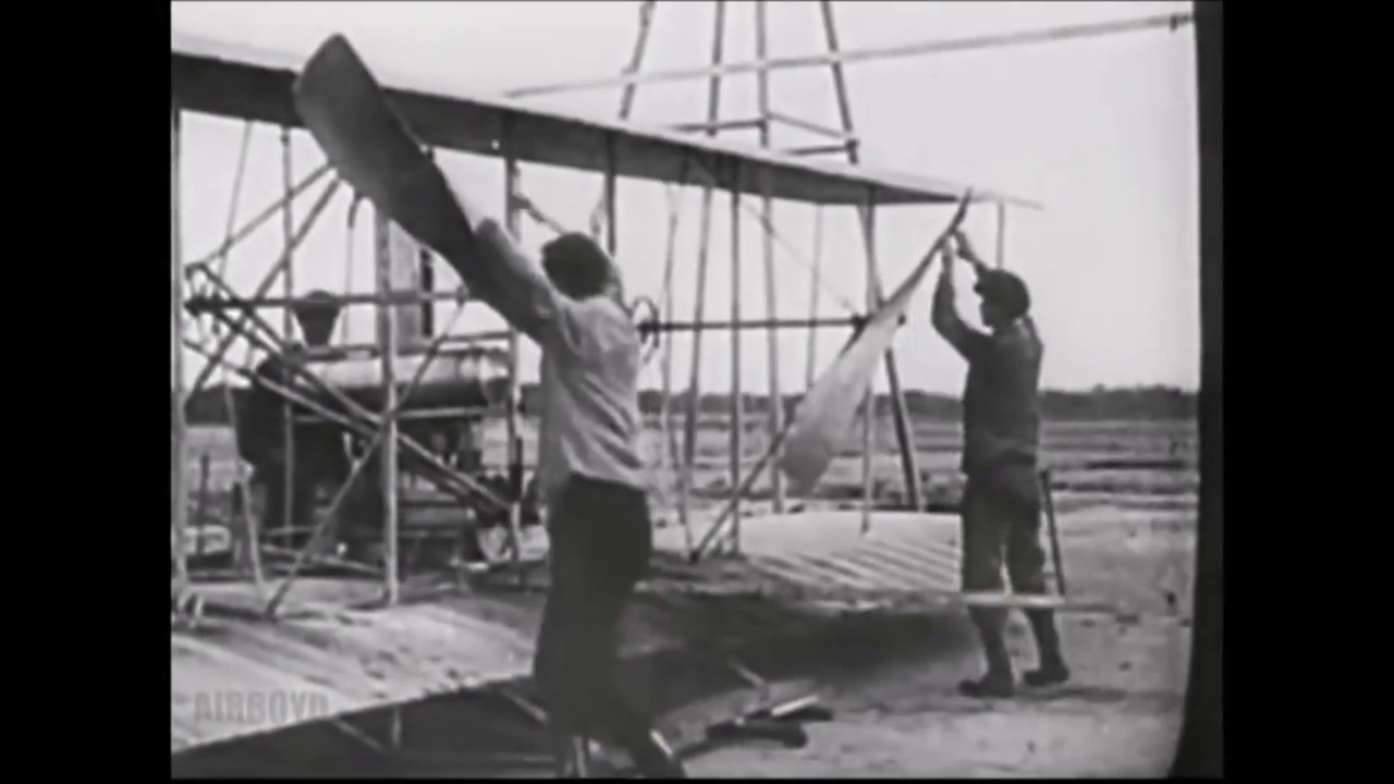 Le premier vol des frères Wright - YouTube