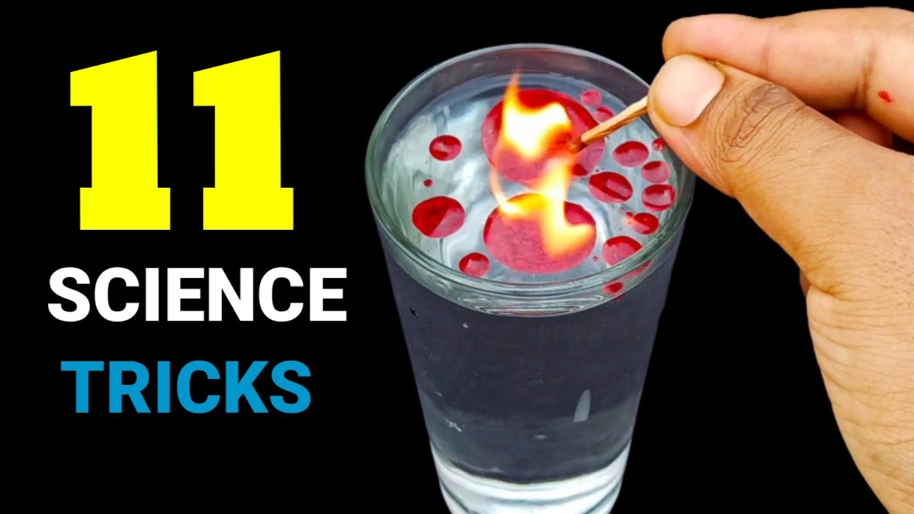 11 Amazing Science experiments To do At Home - YouTube