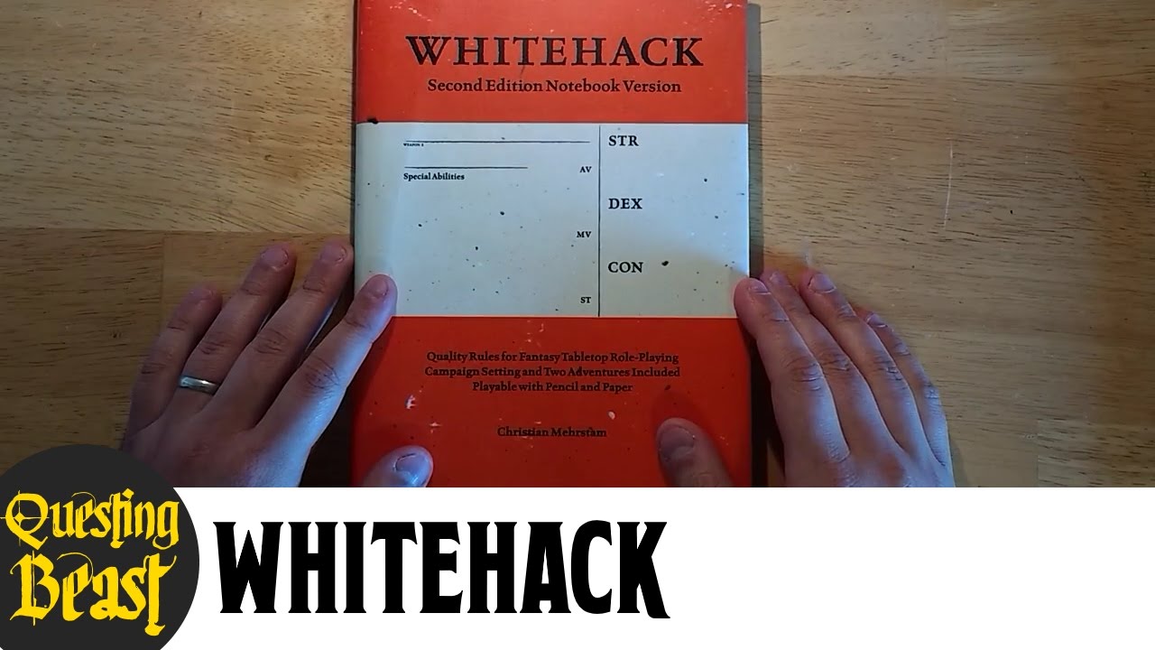 Whitehack: OSR DnD Book Review - YouTube