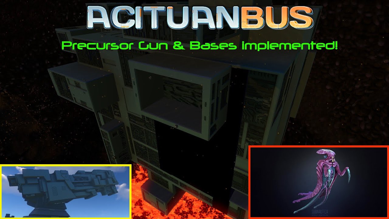 PRECURSOR Gun, Bases & more INGAME! | Subnautica News #17 - YouTube
