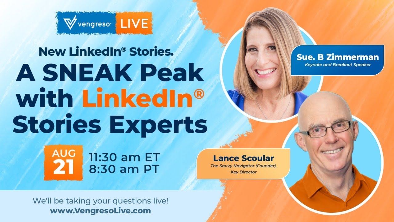 New LinkedIn Stories - A SNEAK Peak - LinkedIn Stories Feature - YouTube