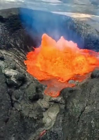 Incredible Volcanic Eruption Captured on Camera! Amazing footage. Our ...