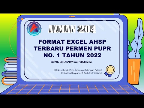 FORMAT EXCEL AHSP TERBARU | BIDANG CIPTA KARYA DAN PERUMAHAN PERMEN ...