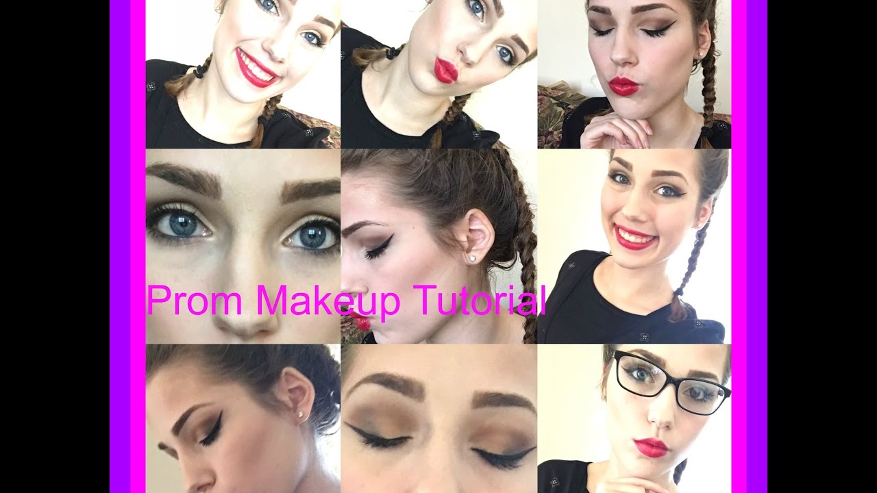 Prom Makeup Tutorial - YouTube