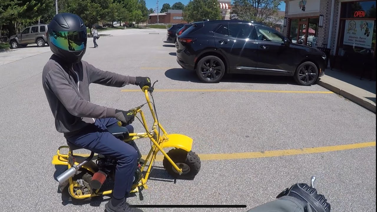 Suburban Mini Bike Life(Cops, Stores, Neighborhoods) - YouTube
