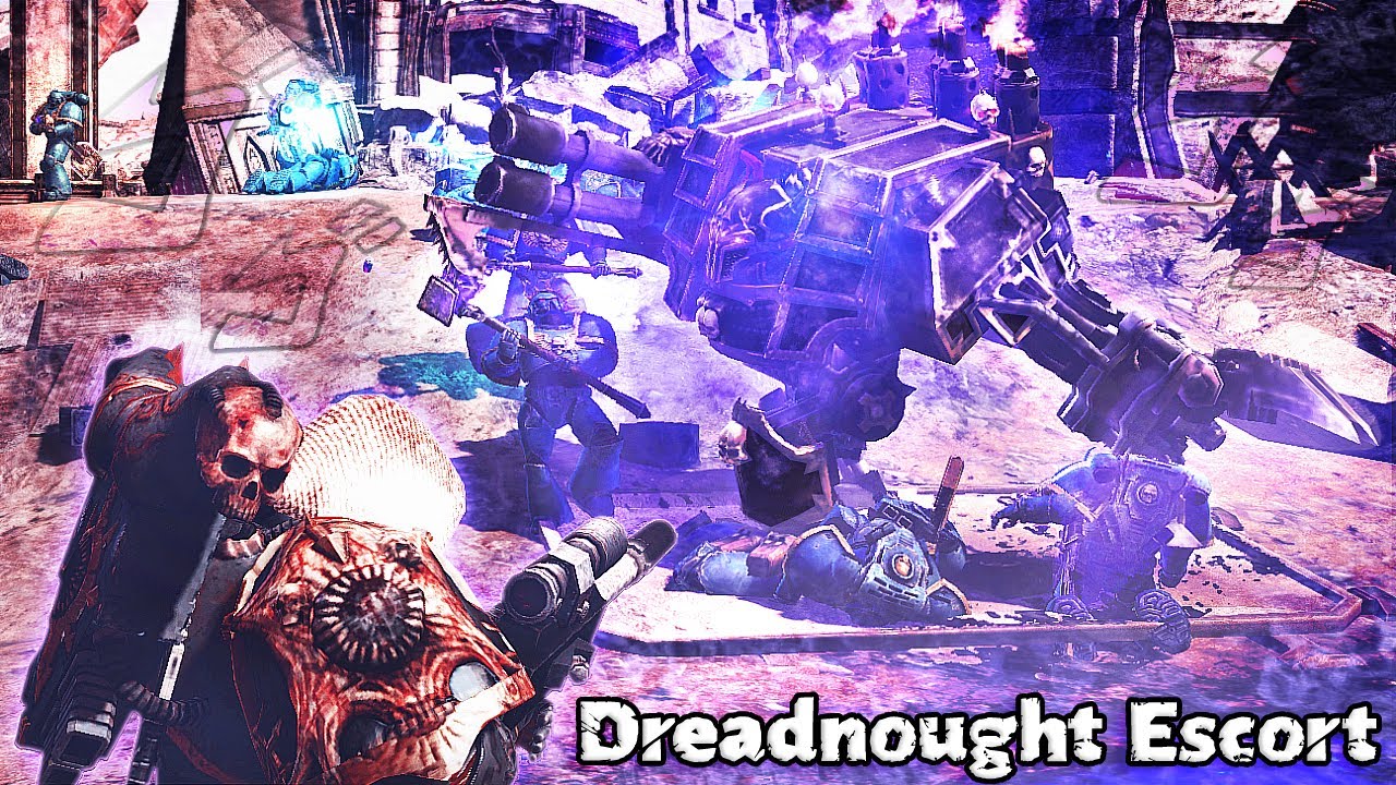 Protecting Chaos Dreadnought on Desolation map! | PvPvE Warhammer 40k ...