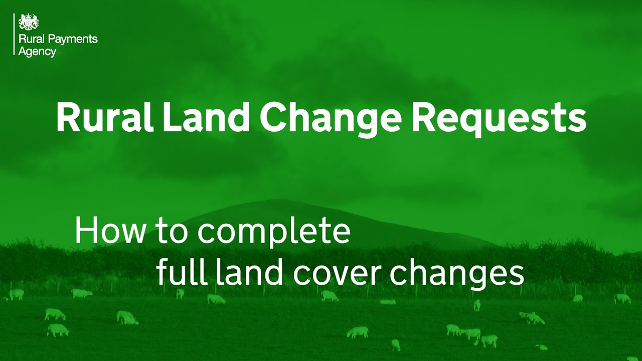 How to complete full land cover changes - Rural Land Change Requests ...