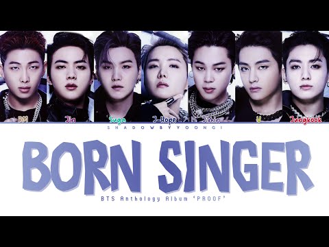 BTS (방탄소년단) 'Born Singer' (Color Coded Lyrics) | ShadowByYoongi