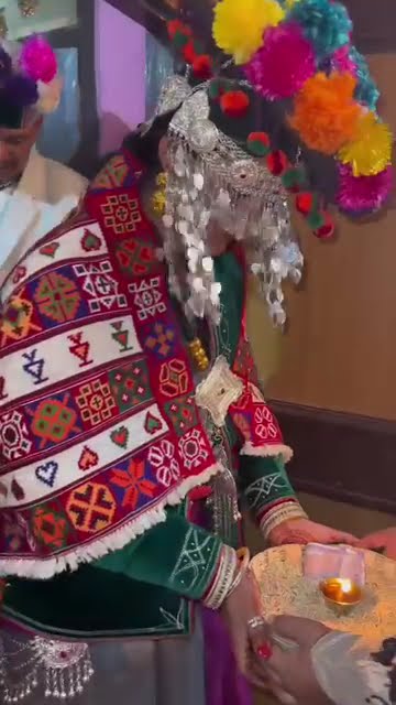 A Kinnauri bride🌸 #kinnaur #culture #kinnauri marriage #Tradition 💥 ...