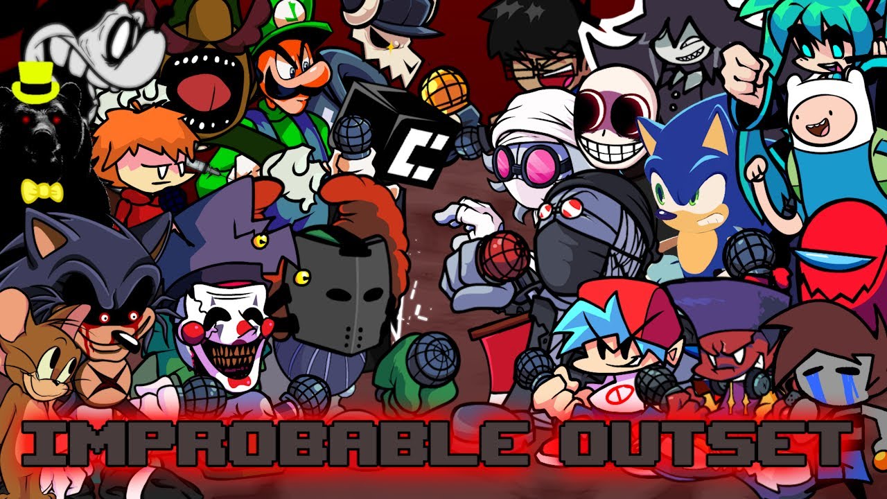 FNF Improbable Outset But Every Turn A Different Cover Is Used 🗣️📢🔥 ...