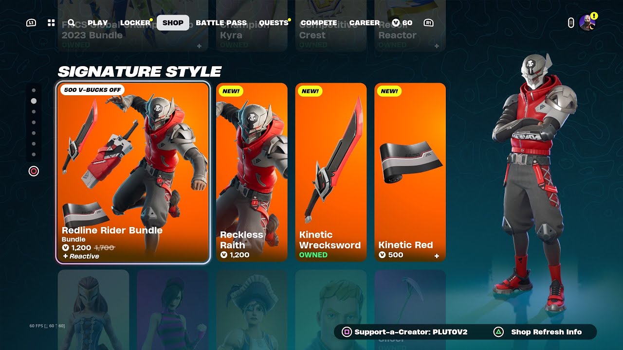 NEW REDLINE RIDER BUNDLE! Fortnite Item Shop [May 19th, 2024] - YouTube