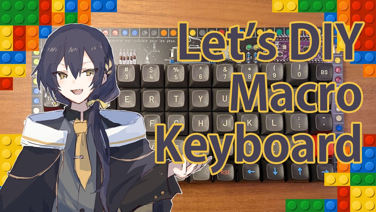 【Let's DIY Macro Keyboard】Assemble and soilder my new keyboard :) - YouTube