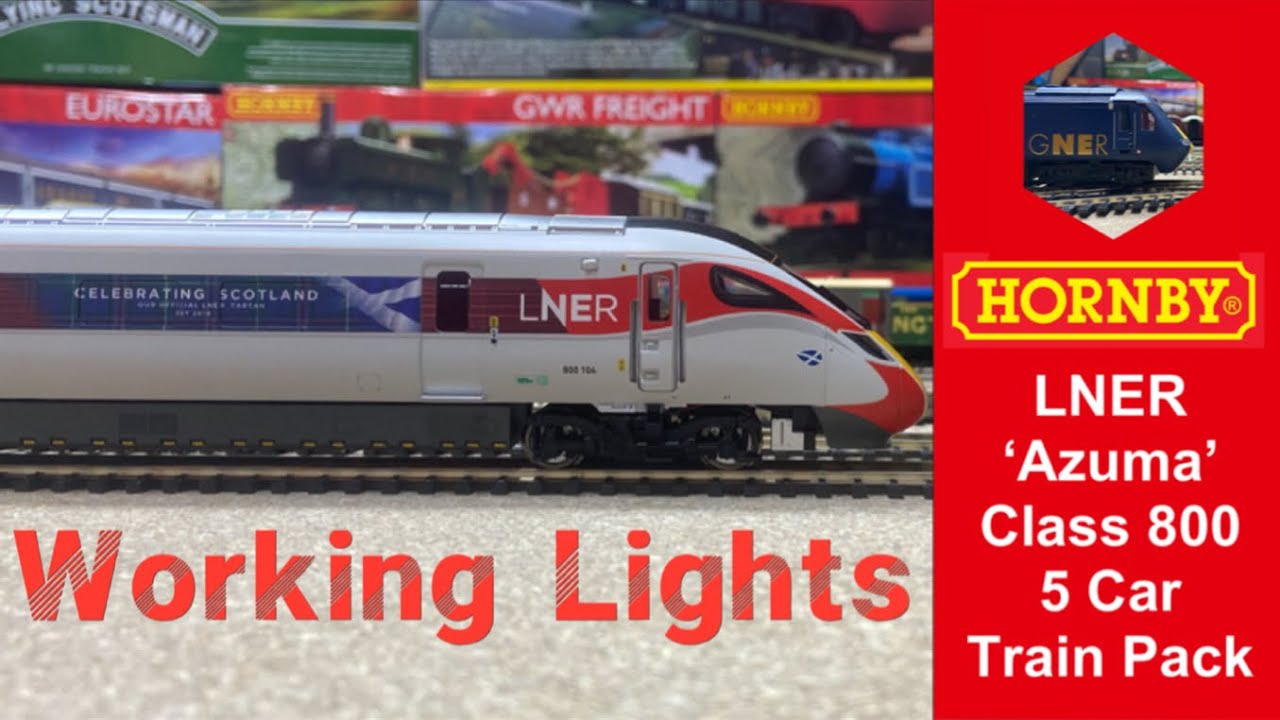 LNER ‘AZUMA’ CLASS 800 “CELEBRATING SCOTLAND” 5 CAR TRAIN PACK | HORNBY ...