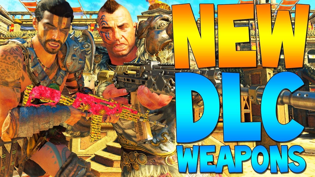 NEW BO4 Zombies DLC Weapons Pack a Punch Gameplay! (Galil/Grav, MP-40 ...