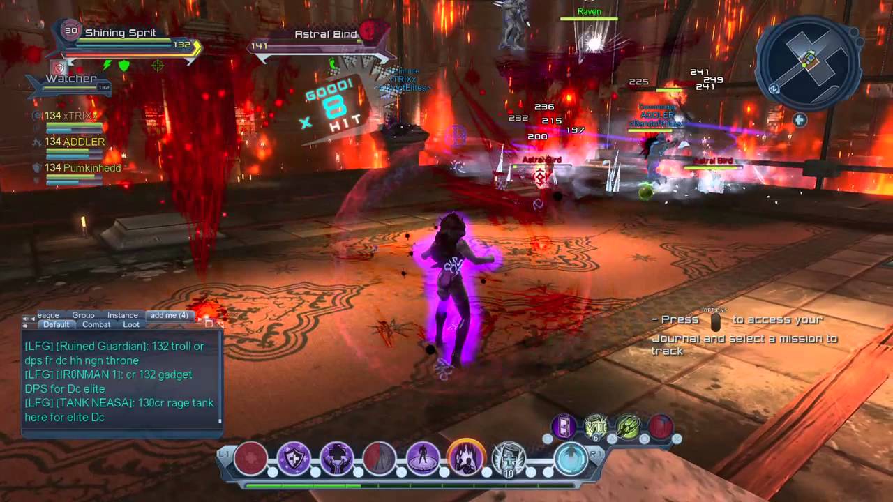 DC Universe Online Raven fight Elite - YouTube