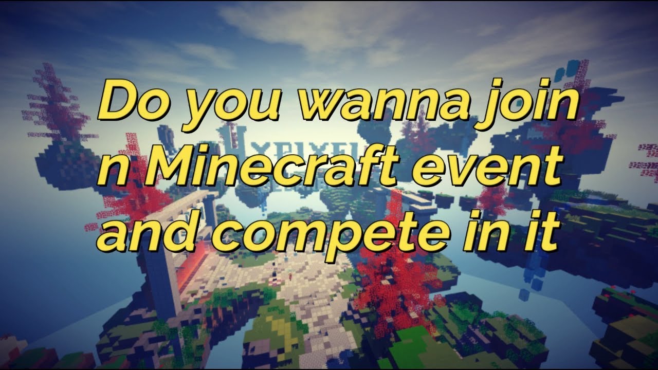 how to join a minecraft event - YouTube