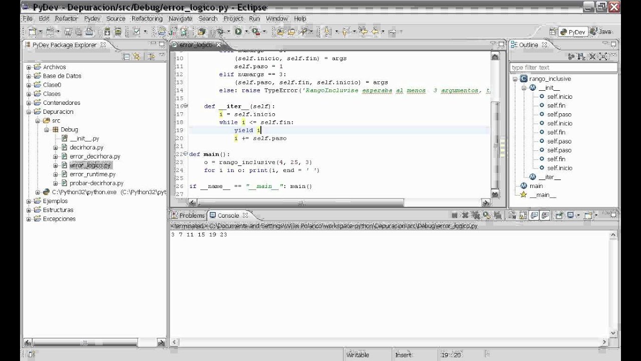 Depuracion de Errores Logicos - Curso de Introducción a la Programación - Capacity - YouTube