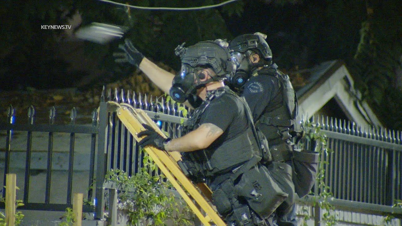 Barricaded Man Sprays WD-40 at LAPD SWAT Prompting Tear Gas Response ...