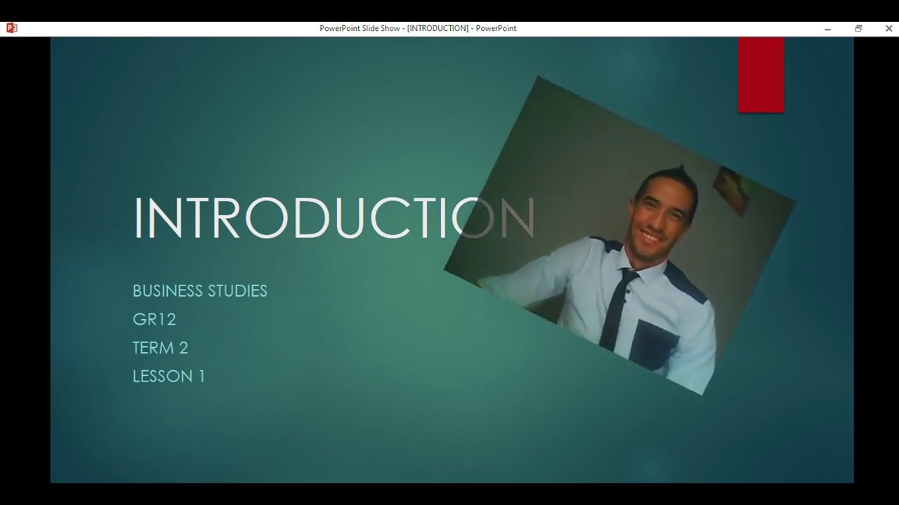 BUSINESS STUDIES GRADE12 INTRODUCTION - YouTube