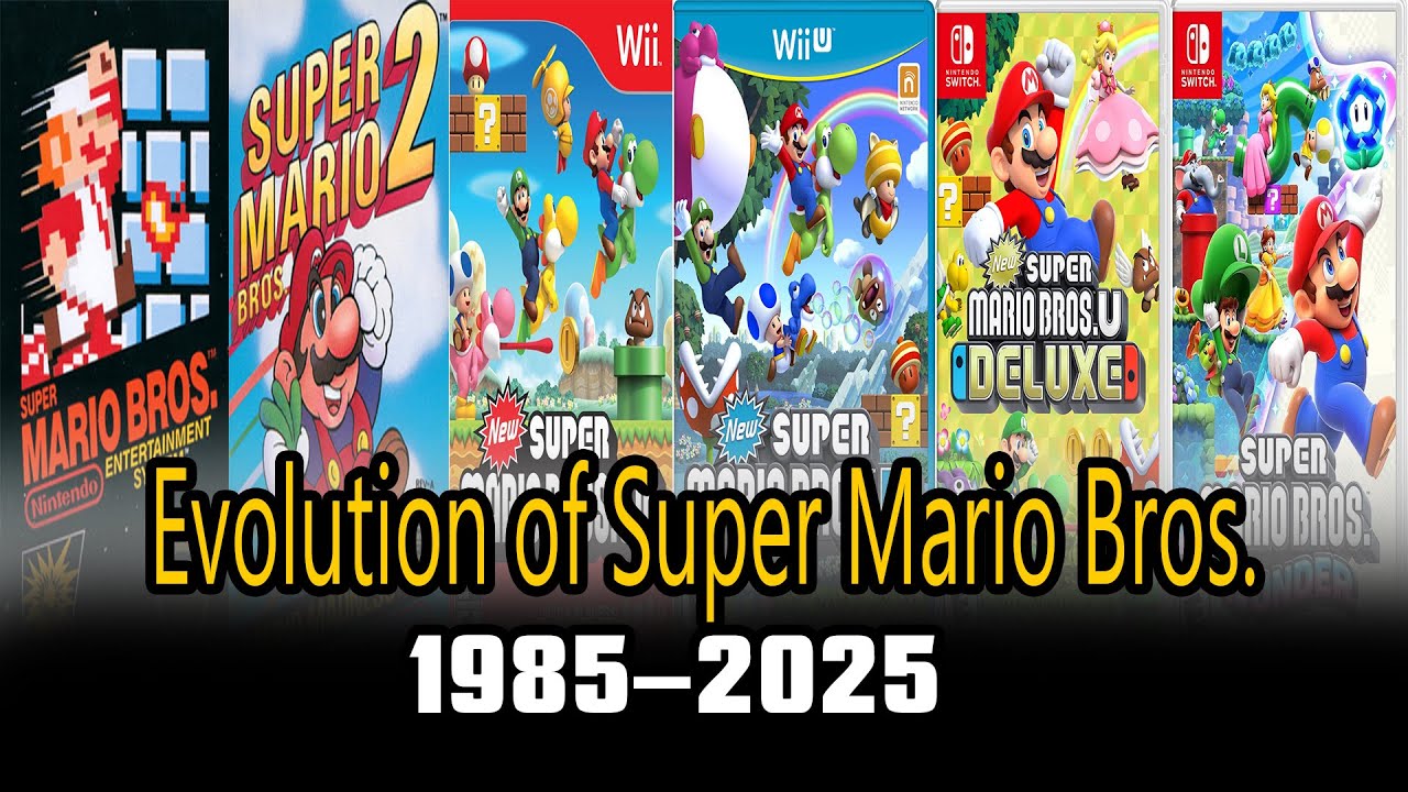 Evolution of Super Mario Bros. 1985-2025 - YouTube