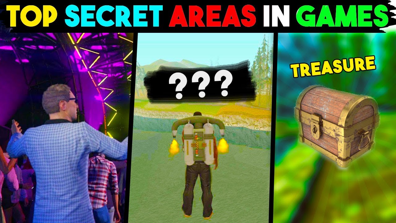 TOP *SECRET* Areas 🔥 In Video Games That Were Never Meant To Be FOUND ...