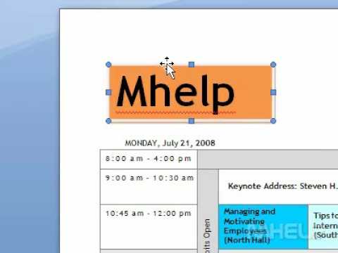 How to move a text box in a document - YouTube