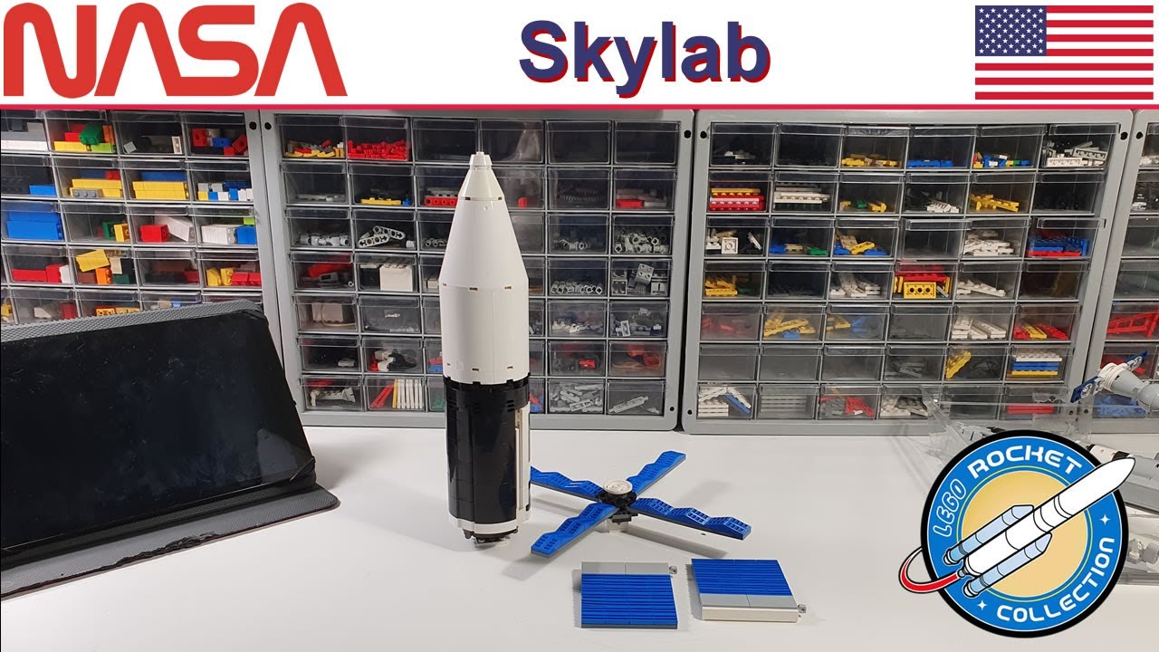 Skylab - 1:110 - Lego Rocket Collection - YouTube