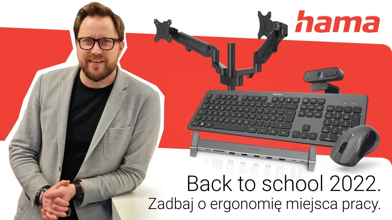 Hama Back to school 2022. Zadbaj o ergonomię miejsca pracy i zdrowy ...