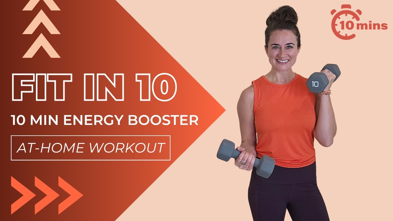 10 Minute Energy Boosting Low-Impact Workout | Fit in 10 series 🍁 - YouTube