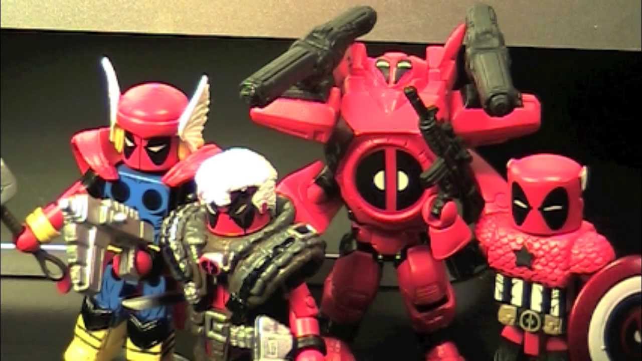 Minimates Marvel Deadpools Assemble! Box Set Review - YouTube