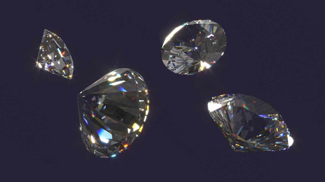 Diamond 3d Rendering | Vray 3ds max tutorial - YouTube