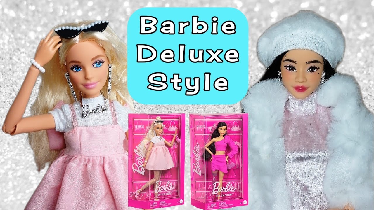 Unboxing Two Barbie Deluxe Style Dolls - YouTube