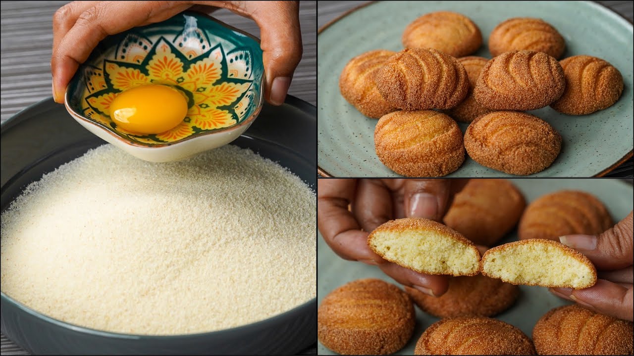 If You Have Suji & Egg At Home, You Can Make This Suji Cookies Recipe ...