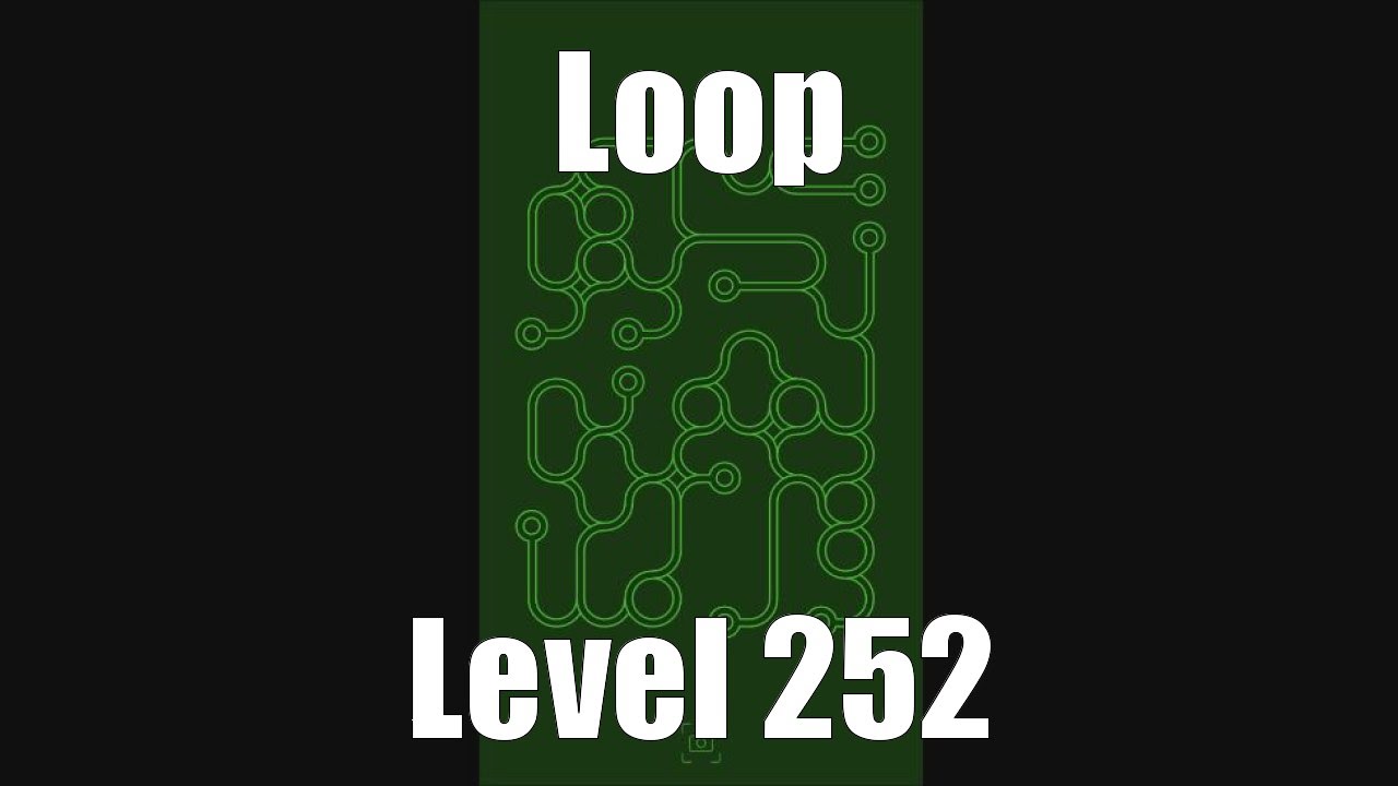 Loop Level Stage Niveau Nivel Yровень 252. Solution - YouTube