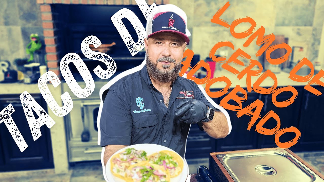 Tacos de lomo de cerdo adobado - YouTube