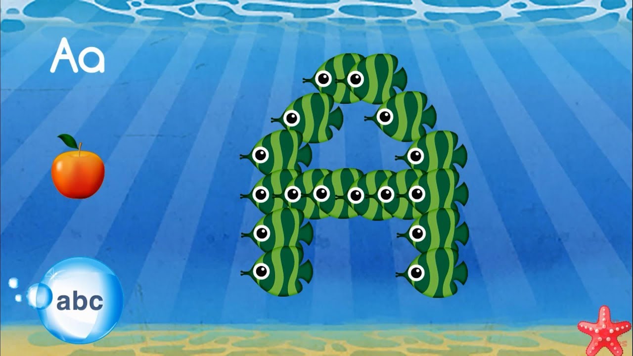 Fish School, Education Game for Toddlers and Preschoolers - YouTube